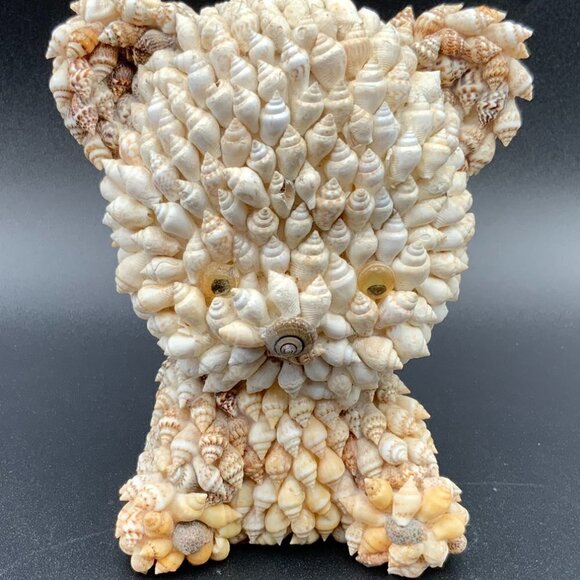 Art | Vintage Seashell Teddy Bear Folk Art | Poshmark